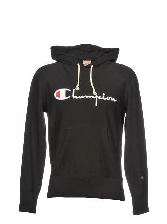 Champion Cotton Sweatshirt With Logo Detailing - Black