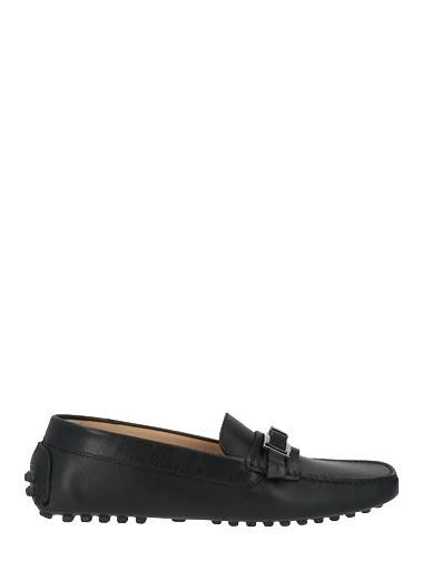 SERGIO ROSSI Leather Loafers - Black
