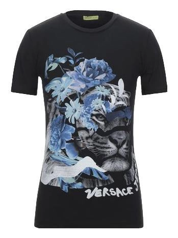 Versace T-shirt Size Cotton, Elastane - Black