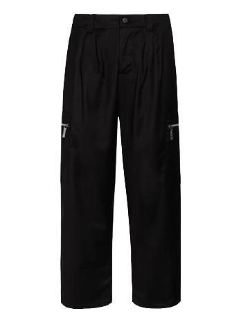 DISCLAIMER Cargo Pants In Polyester, Viscose, And Elastane Blend - Black