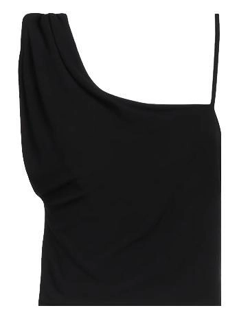 Pinko Asymmetrical Draped Top - Black