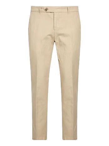 BOSS Pants Size Cotton, Linen, Elastane - Beige
