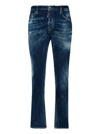 Dsquared2 Cotton Blend Jeans - Blue