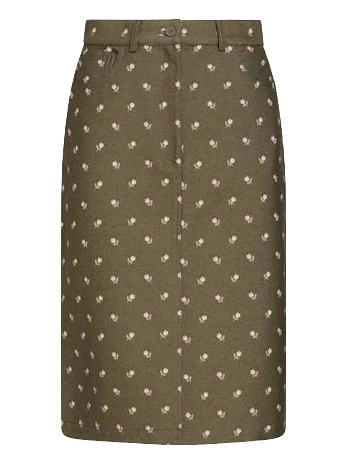 Paul & Joe Midi Skirt - Green