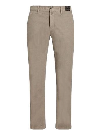 JACOB COHЁN Houndstooth Cotton Elastane Pants - Beige