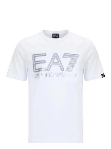 EA7 T-shirt Size Cotton, Elastane - White