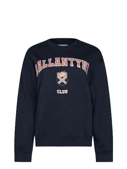 BALLANTYNE Cotton Sweatshirt - Blue