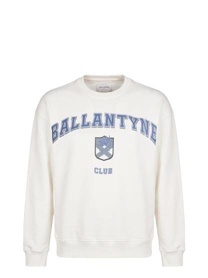 BALLANTYNE Cotton Sweatshirt - Ivory