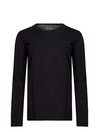 Armani Exchange Mini Dress Size Cotton - Black