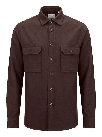 XACUS Shirt Size Cotton - Dark Brown