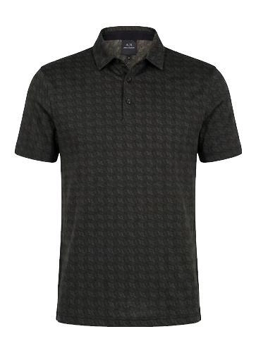 Armani Exchange Polo Shirt Dark Size Cotton - Green
