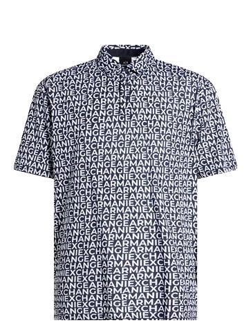Armani Exchange Polo Shirt Size Cotton - Blue