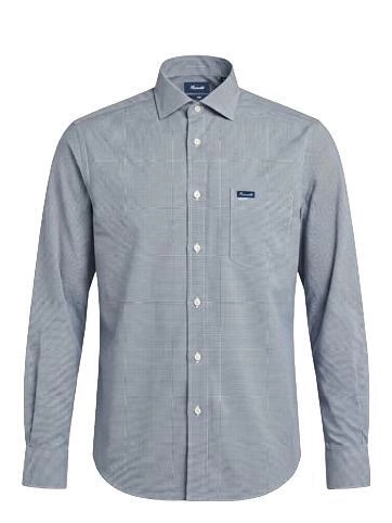 Façonnable Shirt Military Size Cotton - Green