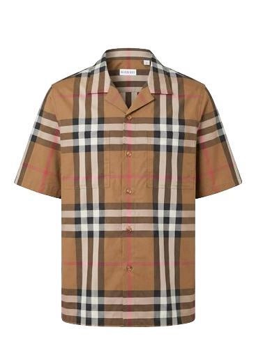Burberry Shirt Size Cotton, Elastane - Brown