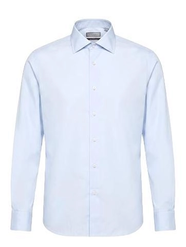 Canali Shirt Size Cotton - Blue