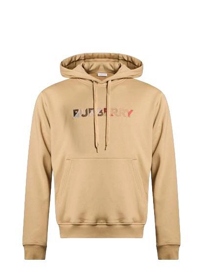 Burberry Sand Cotton Hoodie - Beige