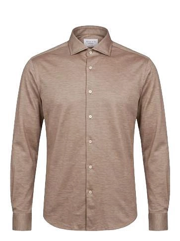 XACUS Shirt Khaki Size Cotton, Lyocell - Beige