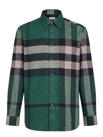 Burberry Shirt Size Cotton - Green