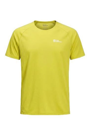 JACK WOLFSKIN T-shirt Size Polyester - Lime Green