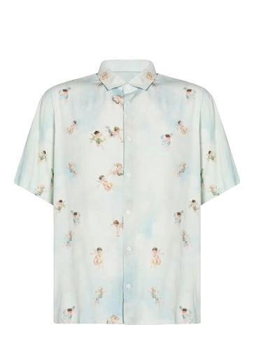 FAMILY FIRST Shirt Size Viscose - Blue