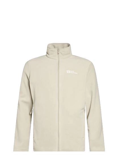 JACK WOLFSKIN Fleece Turtleneck With Zipped Pockets - Beige
