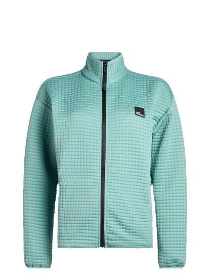 JACK WOLFSKIN Turquoise Polyester And Elastane Sweatshirt - Blue