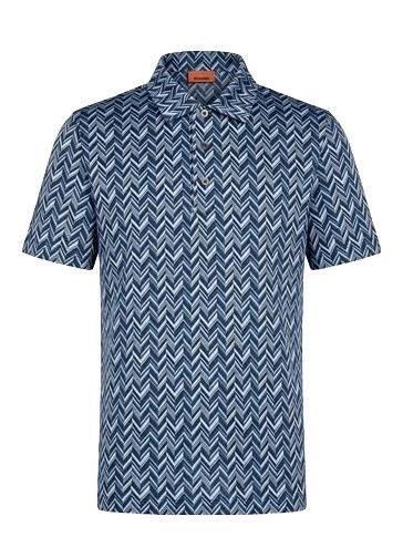 Missoni Polo Shirt Size Cotton - Blue