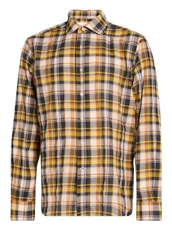 ALESSANDRO GHERARDI Shirt Size Cotton, Linen, Elastane - Yellow