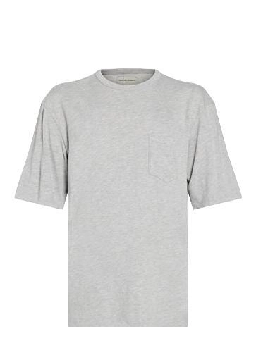 Officine Générale T-shirt Size Cotton, Modal - Grey