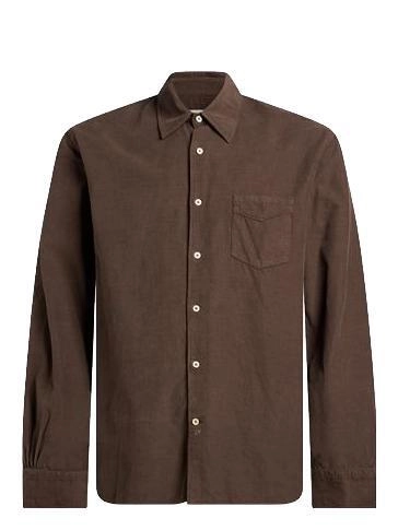 Officine Générale Shirt Size Cotton - Brown