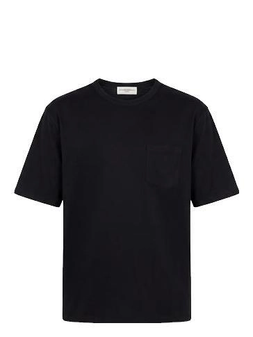 Officine Générale T-shirt Size Cotton, Modal - Black