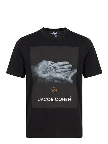 JACOB COHЁN T-shirt Size Cotton - Black