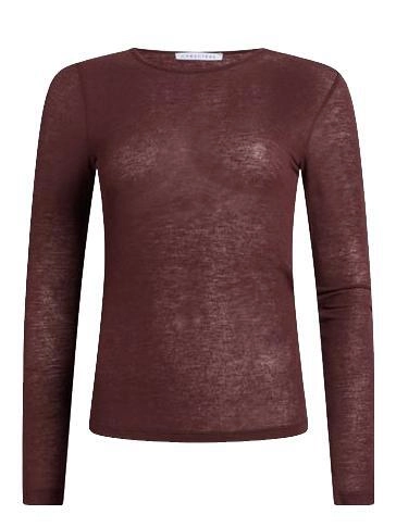 CARACTÈRE Chocolate Knit T-shirt - Brown