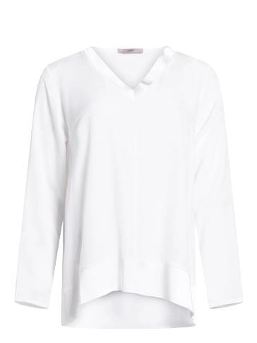 CARLA G. Acetate And Silk Blend Top - Off White