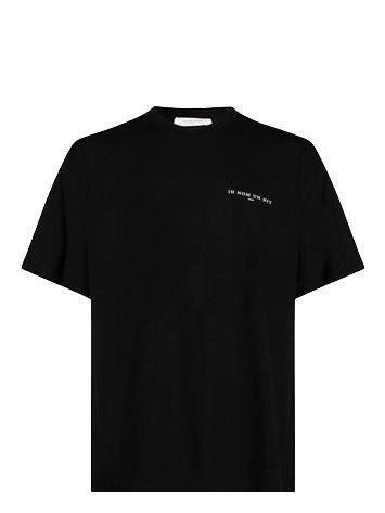 IH NOM UH NIT T-shirt Size Cotton, Linen - Black