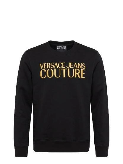 Versace Cotton Elastane Sweatshirt - Black