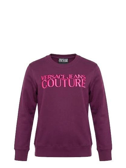 Versace Cotton Elastane Sweatshirt - Purple