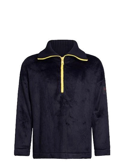 Peuterey Teddy Fleece Half-zip Sweatshirt - Navy