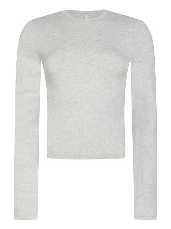 SKIMS Cotton Elastane T-shirt - Grey