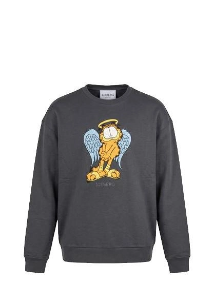 Iceberg Cotton & Polyester Sweatshirt - Grey