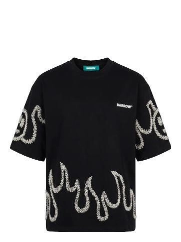 BARROW Cotton Jersey T-shirt - Black