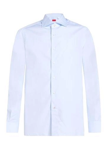 Isaia Shirt Size Cotton - Sky Blue