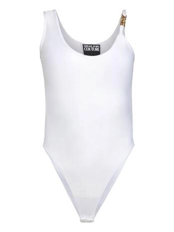 Versace Polyamide Elastane Bodysuit - White