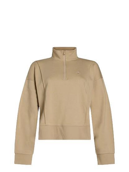Timberland Cotton Half-zip Sweatshirt - Beige