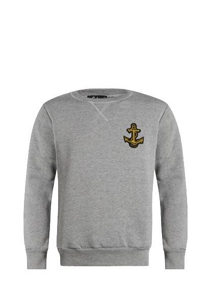 SEALUP Cotton And Polyester Crewneck Sweatshirt - Grey