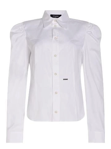Dsquared2 Cotton Elastane Shirt - White