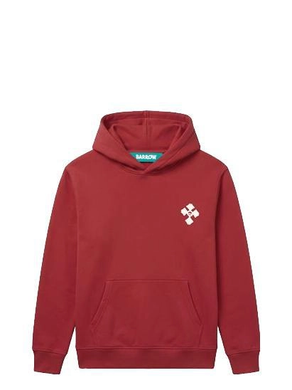 BARROW Chocolate Cotton Sweatshirt - Red