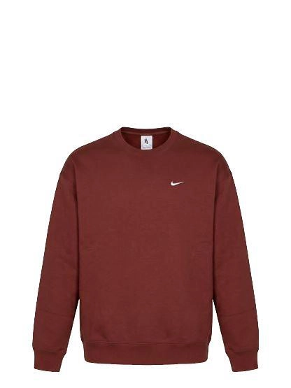 Nike Embroidered Logo Crewneck Sweatshirt - Red