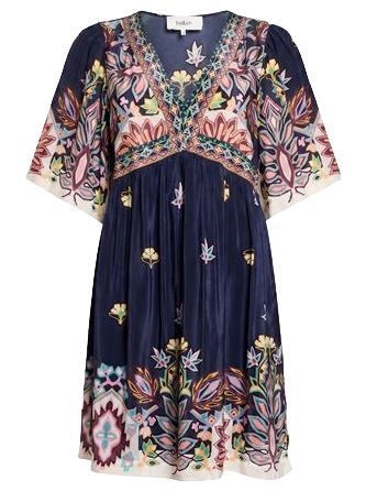 Ba&sh Viscose Mini Dress - Navy