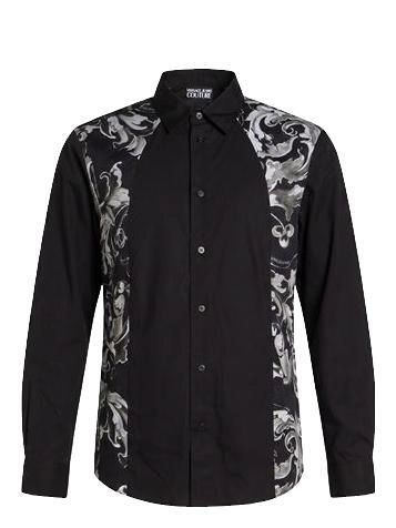 Versace Shirt Size Cotton - Black